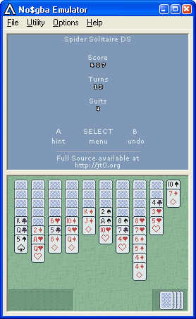 Spider Solitaire DS 3.1.1 | GBAtemp.net - The Independent Video Game ...